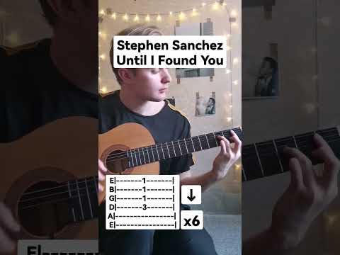 Stephen Sanchez - Until I Found You, guitar tab ♥️