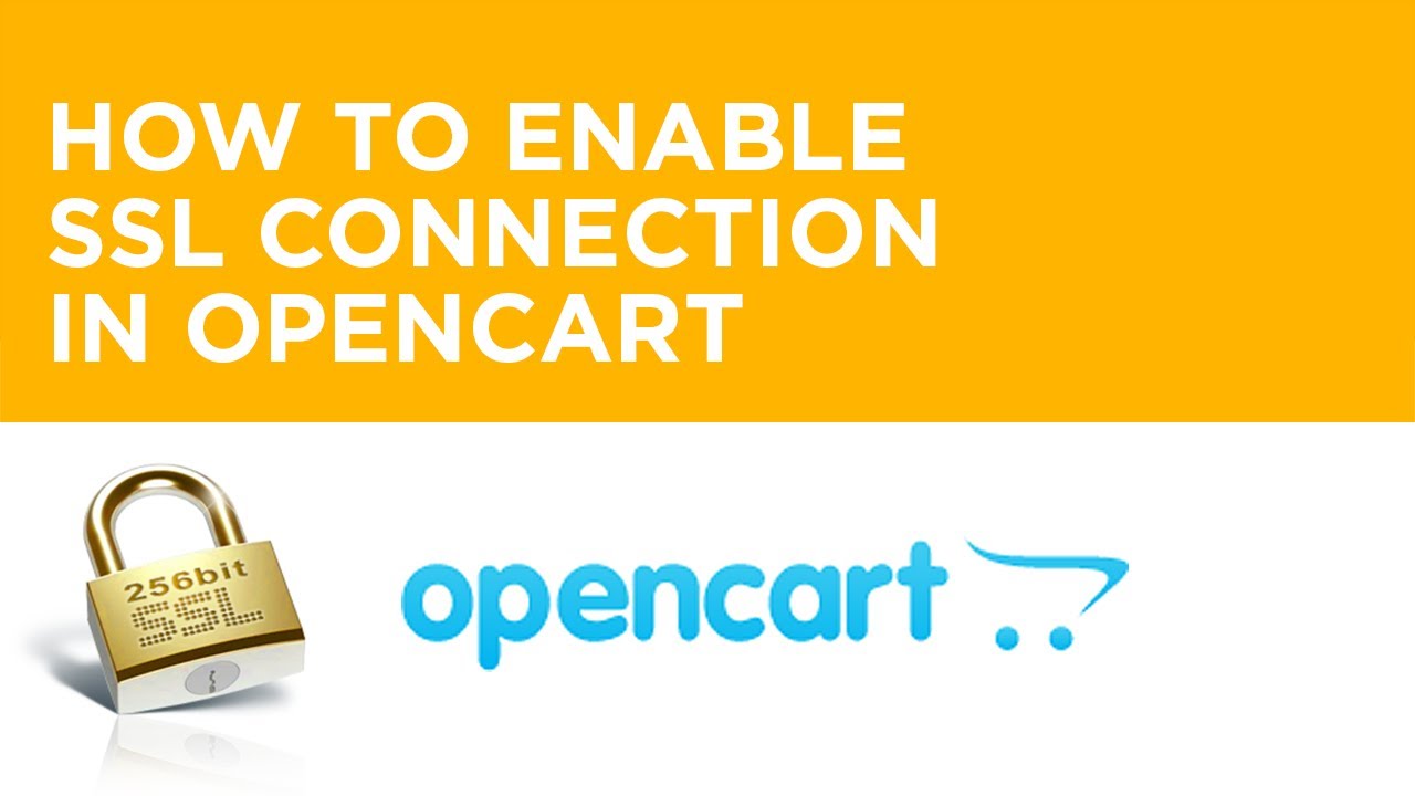 How to enable SSL OpenCart