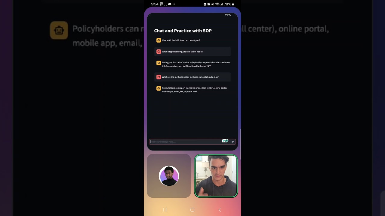 AI that can Train your STAFF?????