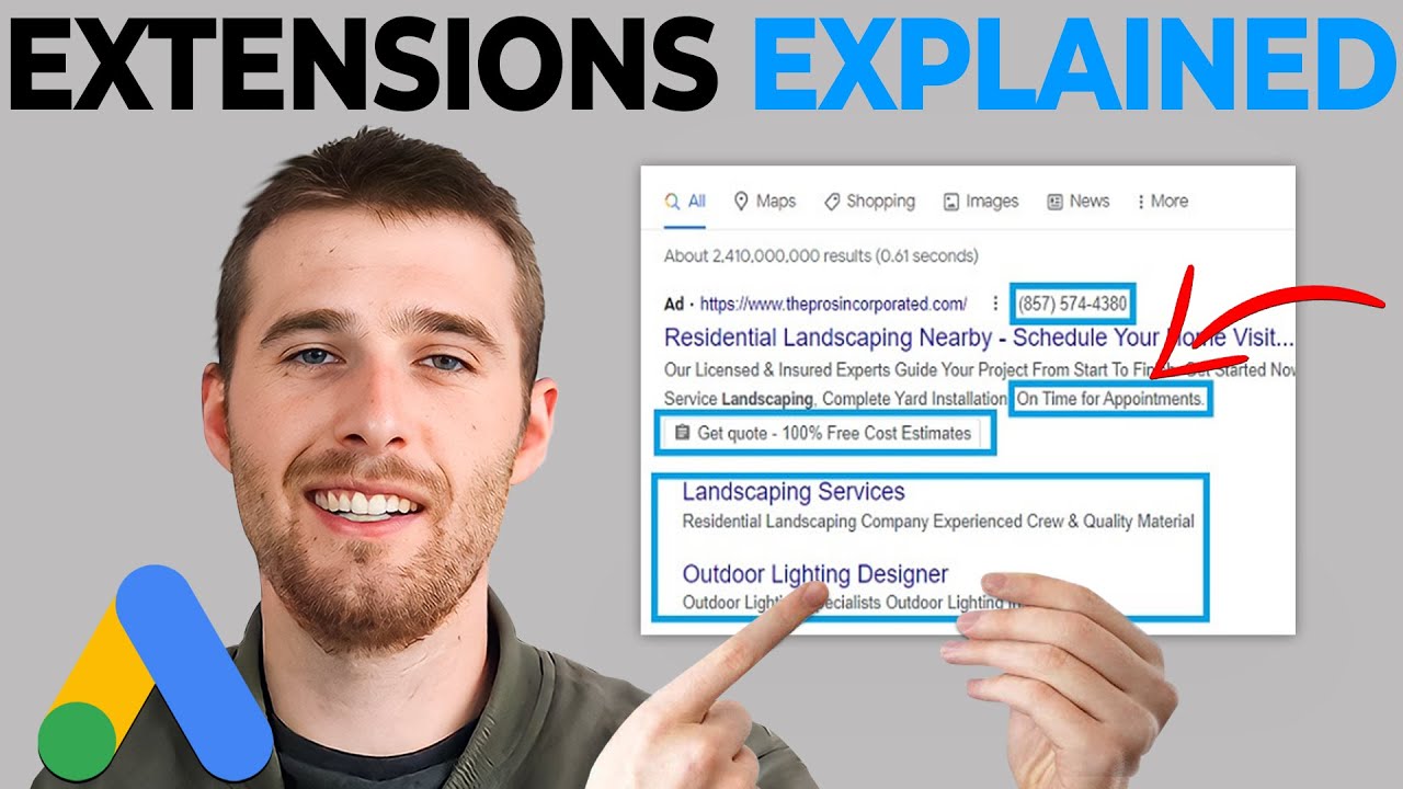 Google Ads Extensions Explained In 2025 (Tutorial & Real Examples)