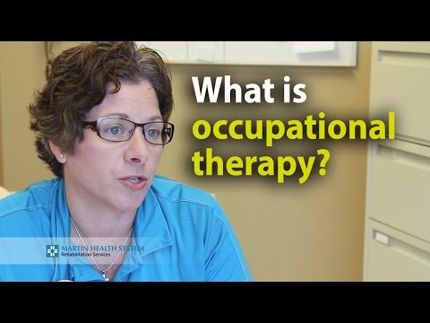 What is occupational therapy?
