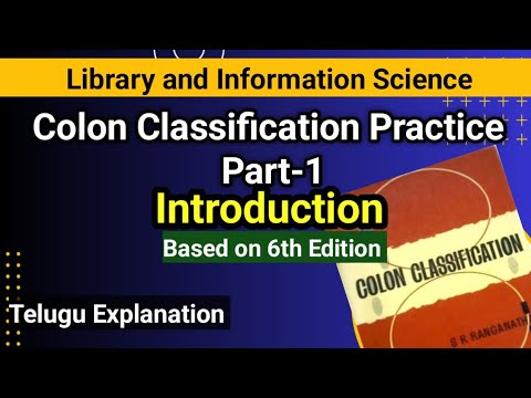Colon Classification Practice Part-1: Introduction I Library ...