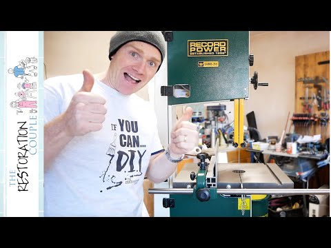 SETTING UP MY NEW BANDSAW - Record Power Sabre 350