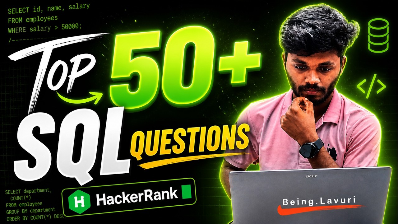 2026| ALL Hackerrank SQL Solutions in ONE Video| Hackerrank sql | sql tutorial | SQL full course|SQL