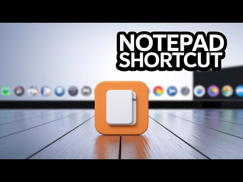 How to Add Desktop Shortcut of Notepad on Windows 11