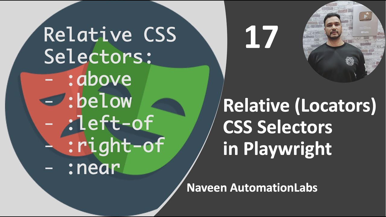 #17 - Relative CSS Selectors in Playwright || Playwright with Java