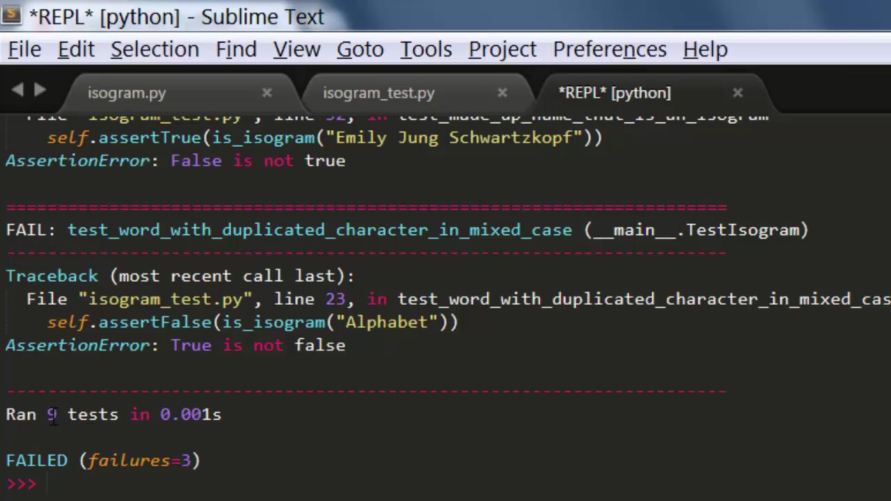 Get Good at Python Programming - Problem #3 - Isogram (Solution)