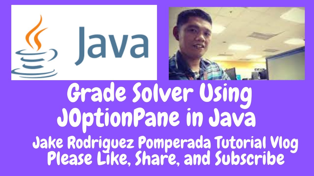 Grade Solver Using JOptionPane in Java