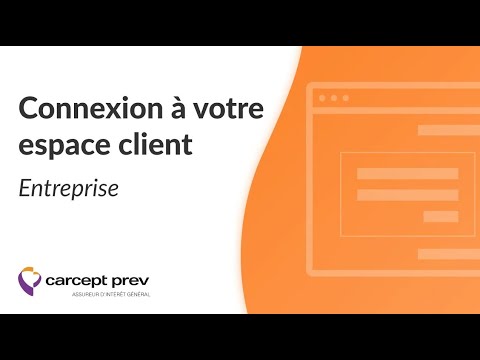 Connexion à votre espace client entreprise Carcept Prev