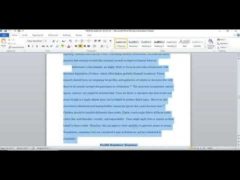 How to check the word count in a paper without including the footnotes