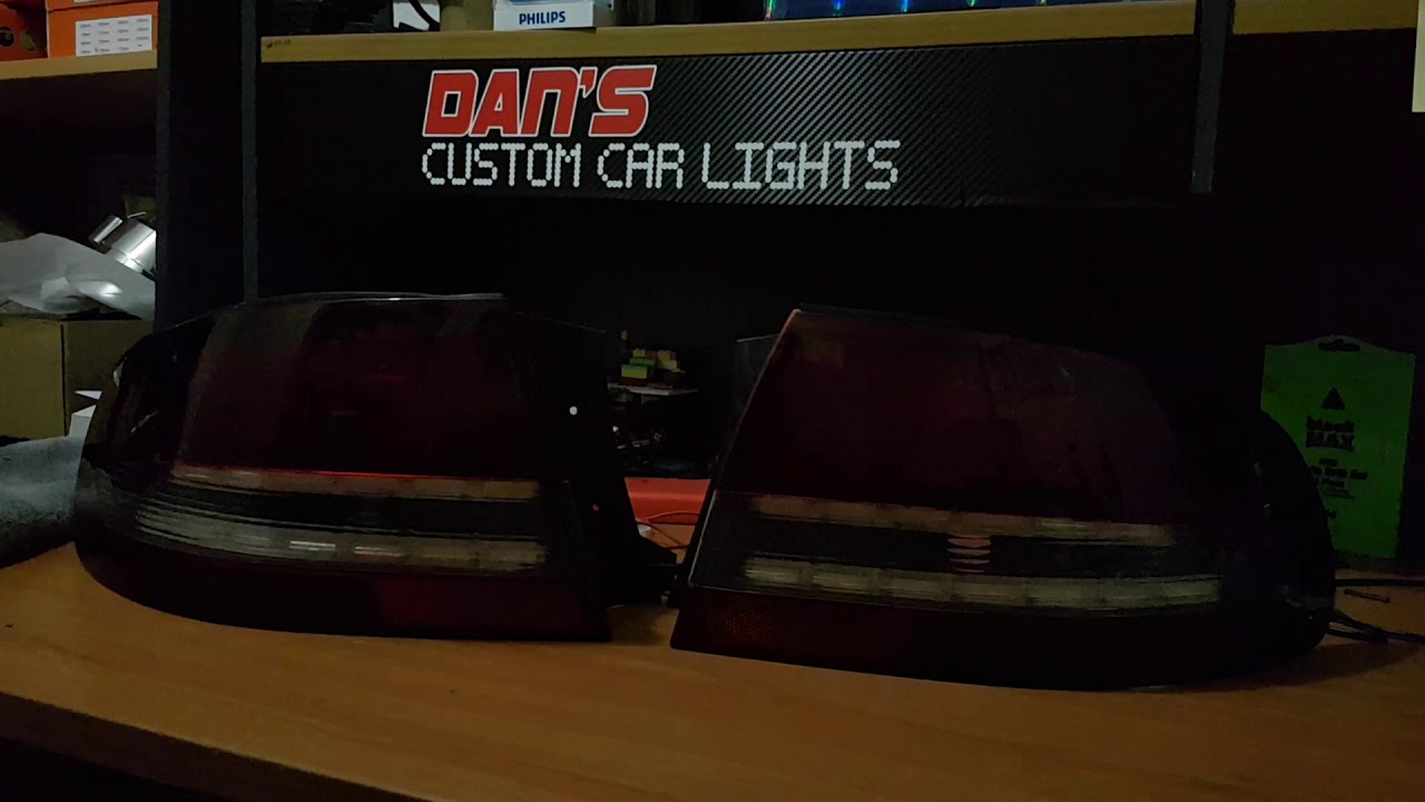 Vt commodore tail lights led sequential blinker