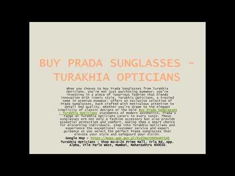 Original Prada Sunglasses   Turakhia Opticians