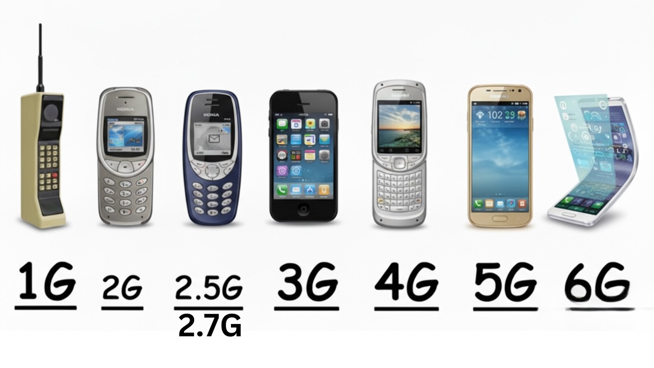 Every Mobile Network Generations Evaluation Explained in 5 Minutes