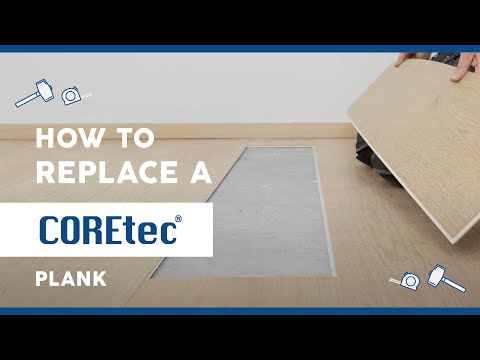 How to Replace a COREtec® plank (Guide)