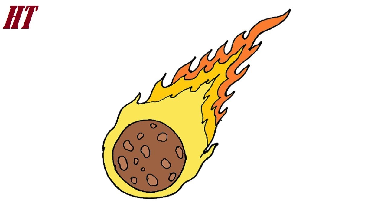 How to draw a comet easy