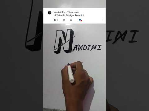 nandini name logo comment me hard name