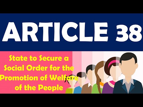 Article38 of the Indian Constitution|Socialistic Principle|DPSP|Part IV|Laxmikant Indian Polity|upsc