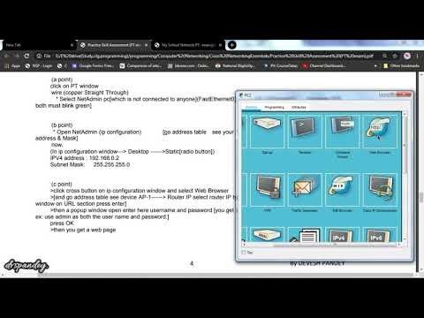 CISCO Practice Skill Assessment