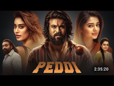Peddi Full Movie Hindi Dubbed 2025 | Ramcharan New Movie | South Movie #movies #music #trailer