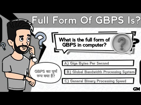 Full Form Of GBPS Is? | Full Form Questions | Great Mind Official