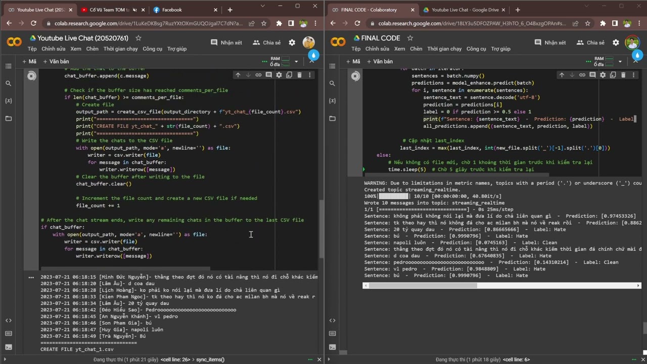 [UIT - DS200.N21] Big Data-powered Vietnamese Hate Speech Detection A Kafka - Deep Learning Approach