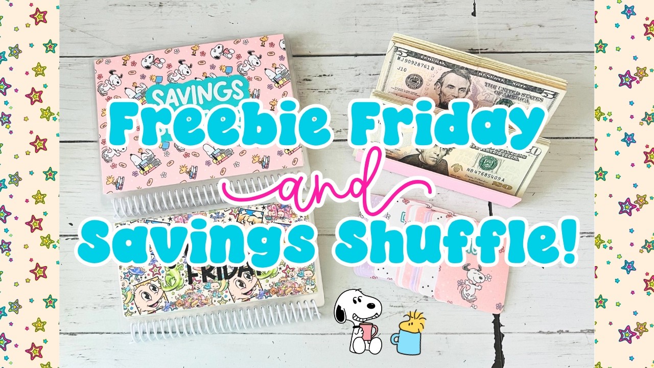 Freebie Friday Savings & Savings Shuffle Challenges! Making Budgeting & Saving Fun!