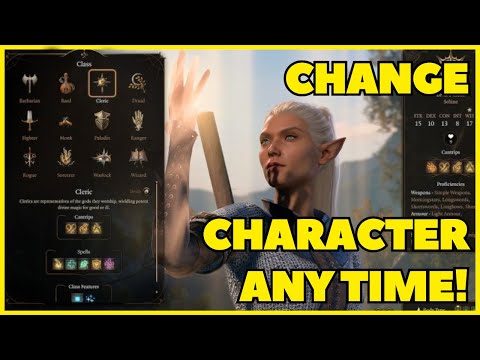 Edit Your Appearance, Class, Race any time in the game! - Baldurs Gate 3