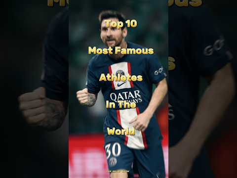 Top 10 most famous athletes in the world #athelete #famouspeople #top10 #short