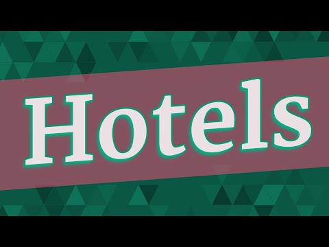 HOTELS pronunciation • How to pronounce HOTELS