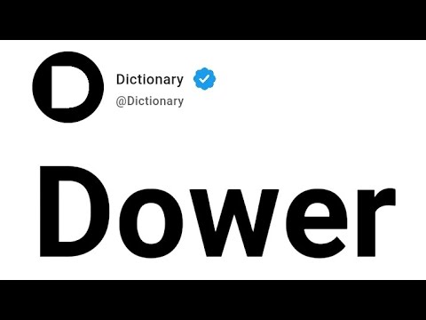 Dower Meaning In English