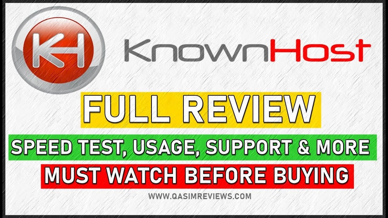 KnownHost Review 2026 - Pros & Cons, Speed Test, Demo, Support & Details of KnownHost Hosting