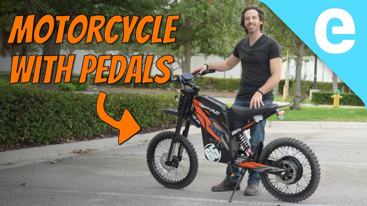 HappyRun G300 Pro: 50 MPH Electric Bike With PEDALS?!