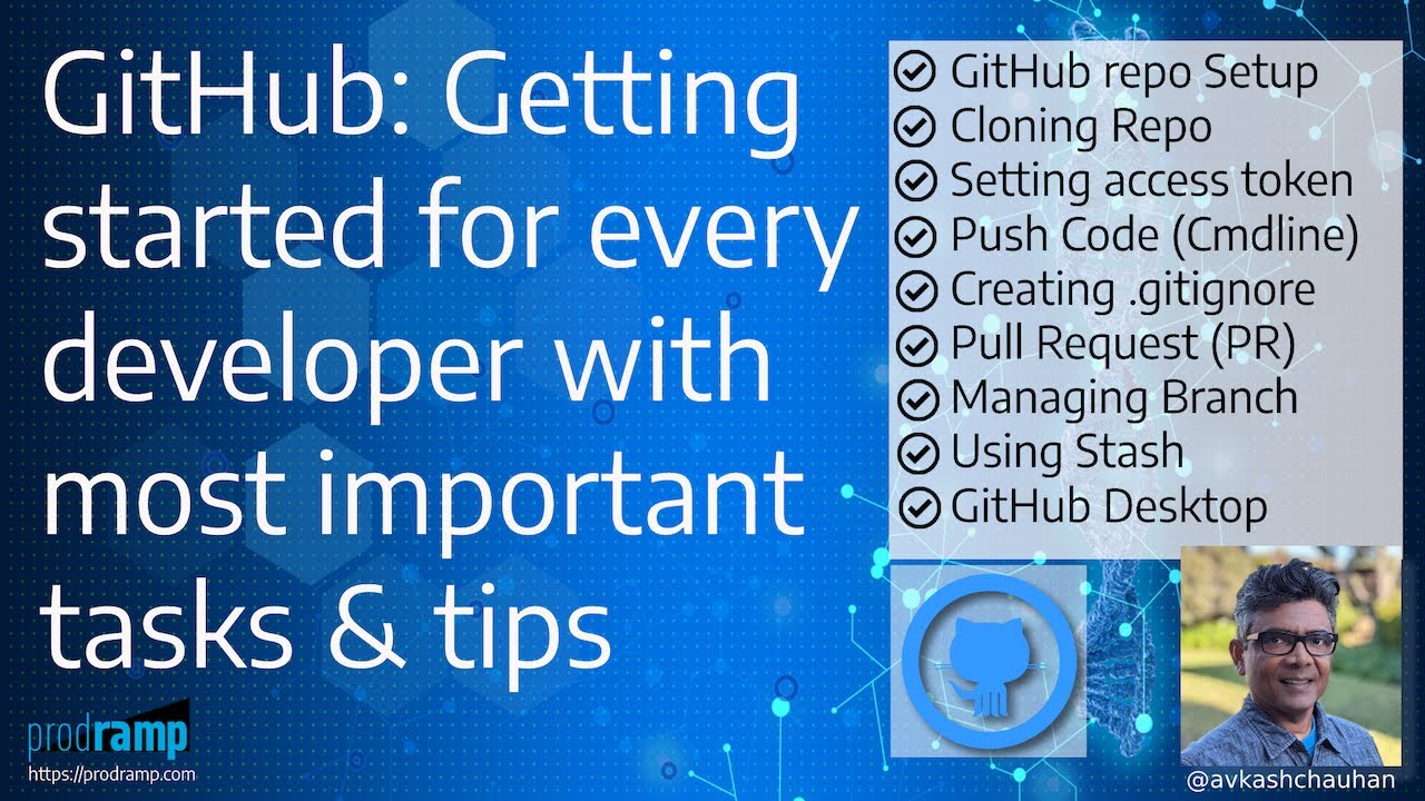 Hands-on GitHub for every developer with most important tasks and tips (Using cmdline & desktop app)