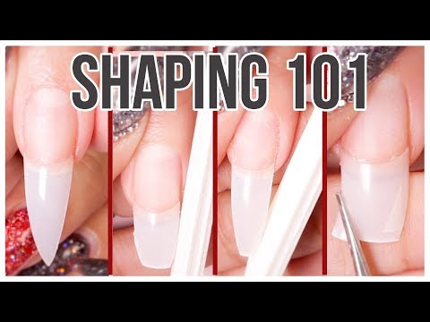 How to Shape and File your Nails 💕 Almond, Stilletto, Coffin and Square look