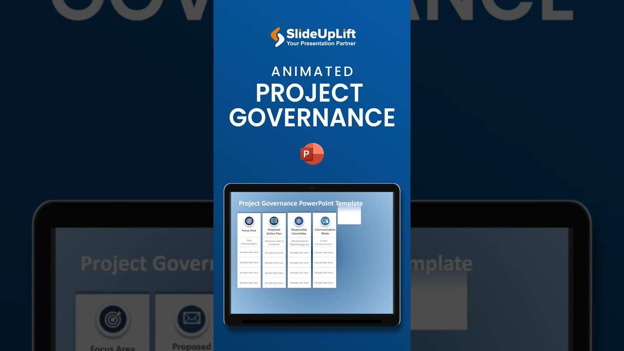 Animated Project Governance PowerPoint Template #presentation #powerpoint #tipsandtricks #shorts