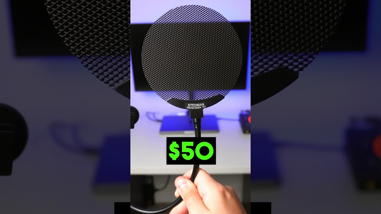 $10 vs $50 Pop Filter Shootout!