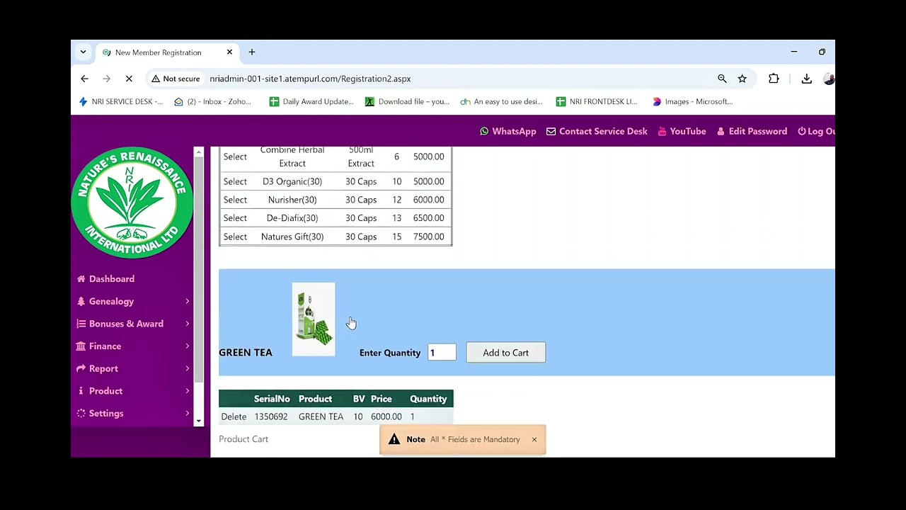 How to Register a New Distributor from Your Backoffice