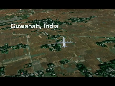 Northeast India: Landing in Guwahati Airport