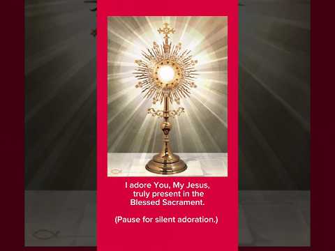 Silent ADORATION to the BLESSED SACRAMENT