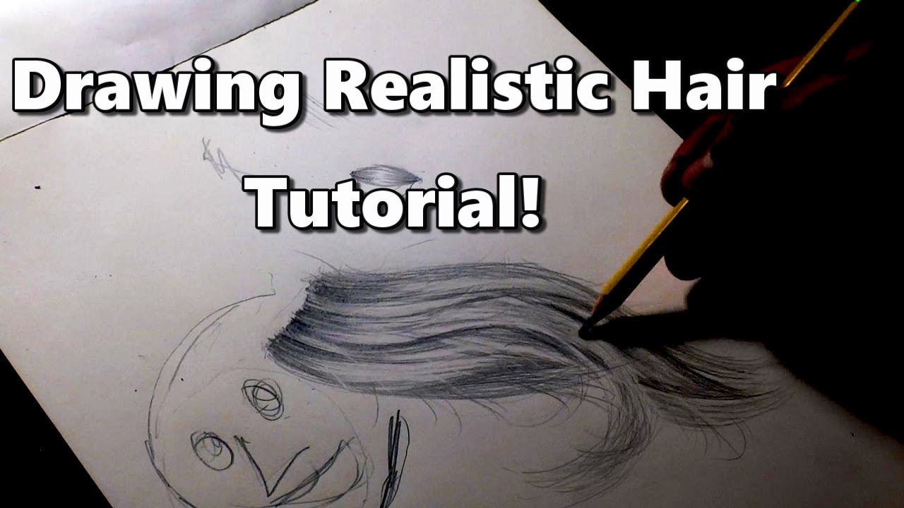 How To Draw Realistic Hair in 14 minutes! The EASY Way With A Pencil