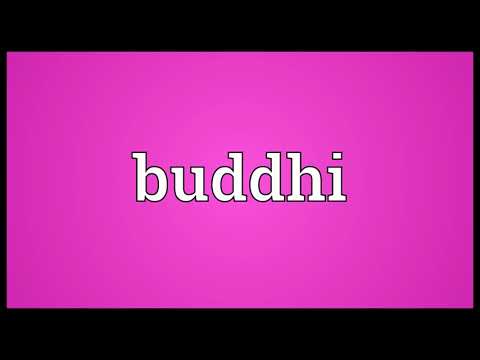 Buddhi Meaning