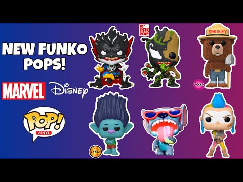 New Funko Pops! Venomized Marvel, Flocked Smokey Bear, Summer Stitch and More!