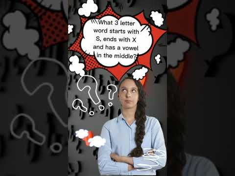 Word Starts With S And Ends With X - Dirty Mind Riddles