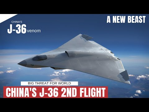China’s J-36 Stealth Fighter: Second Flight Revealed!