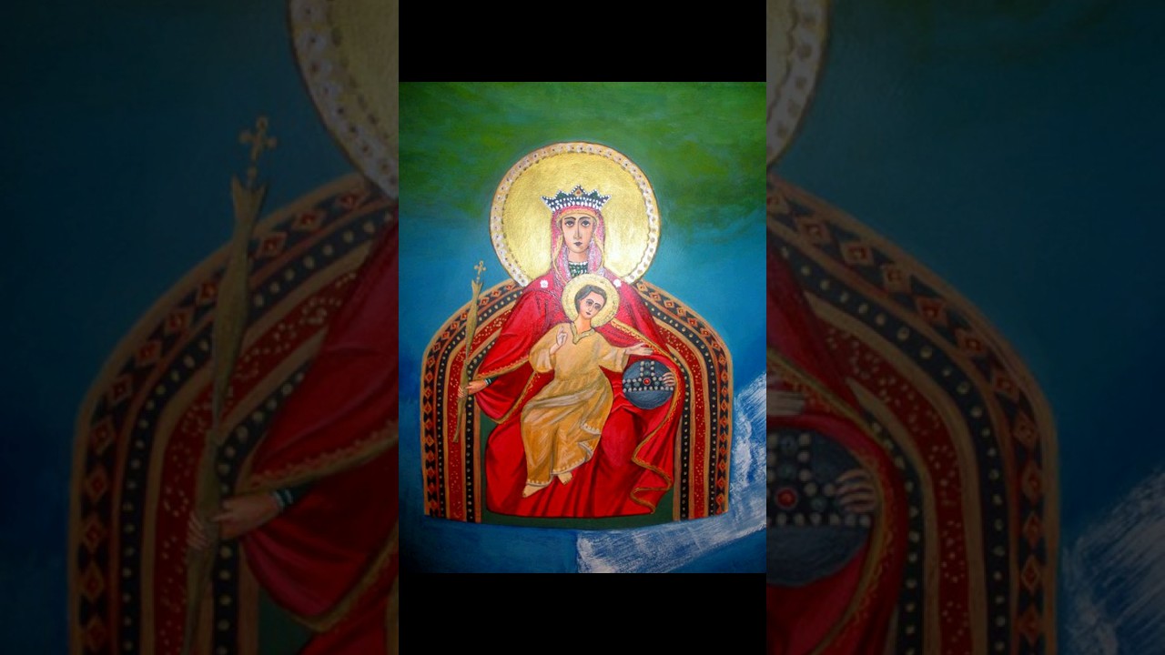 Mother Mary in 3 different paintings. Which one do you like more? #viralshorts #jesus #christmas