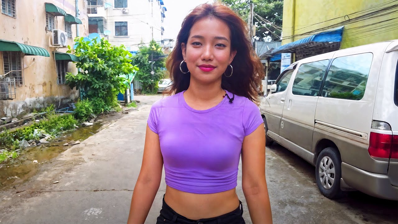 Beautiful Burmese Girl With Traditional Lifestyle