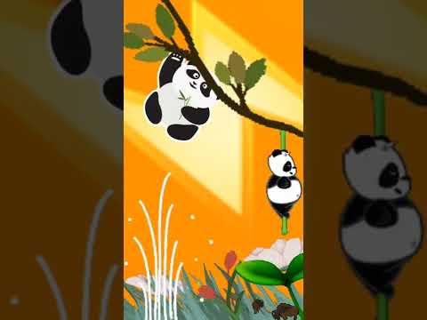 #suscribe #cartoon #gifs #animated #swagg #panda #green #flowers #trees #myownlittleland #likes