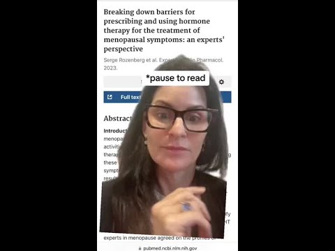 Barriers For Prescribing And Using Hormone Replacement Therapy