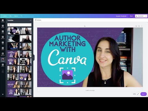 Create Author Marketing Images using CANVA (Free & Pro) [CC]