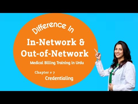 Chapter # 7 | What is In-Network and Out of Network Provider | Credentialing in Medical Billing Urdu